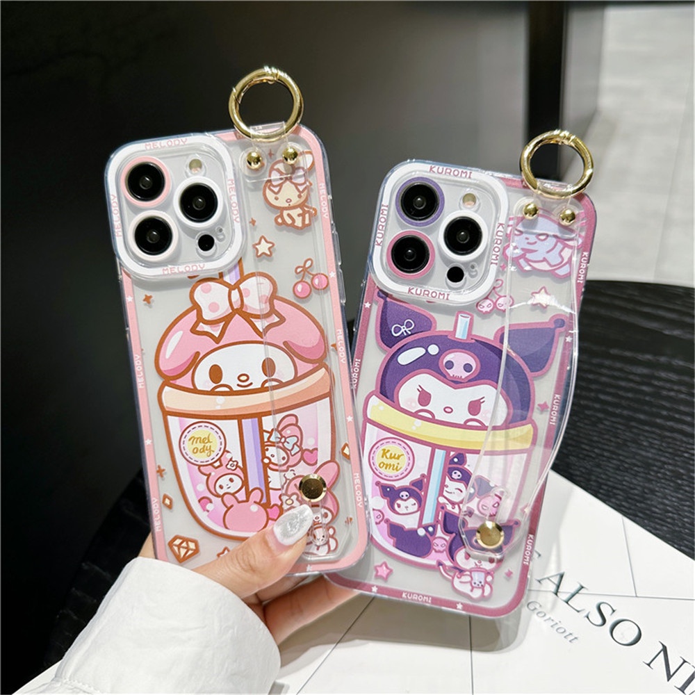 For Vivo V21 V21E V7 Plus Y51A Y33 Y53S X21 X21i Casing Cartoon Melody Kuromi Rabbit Pattern ...