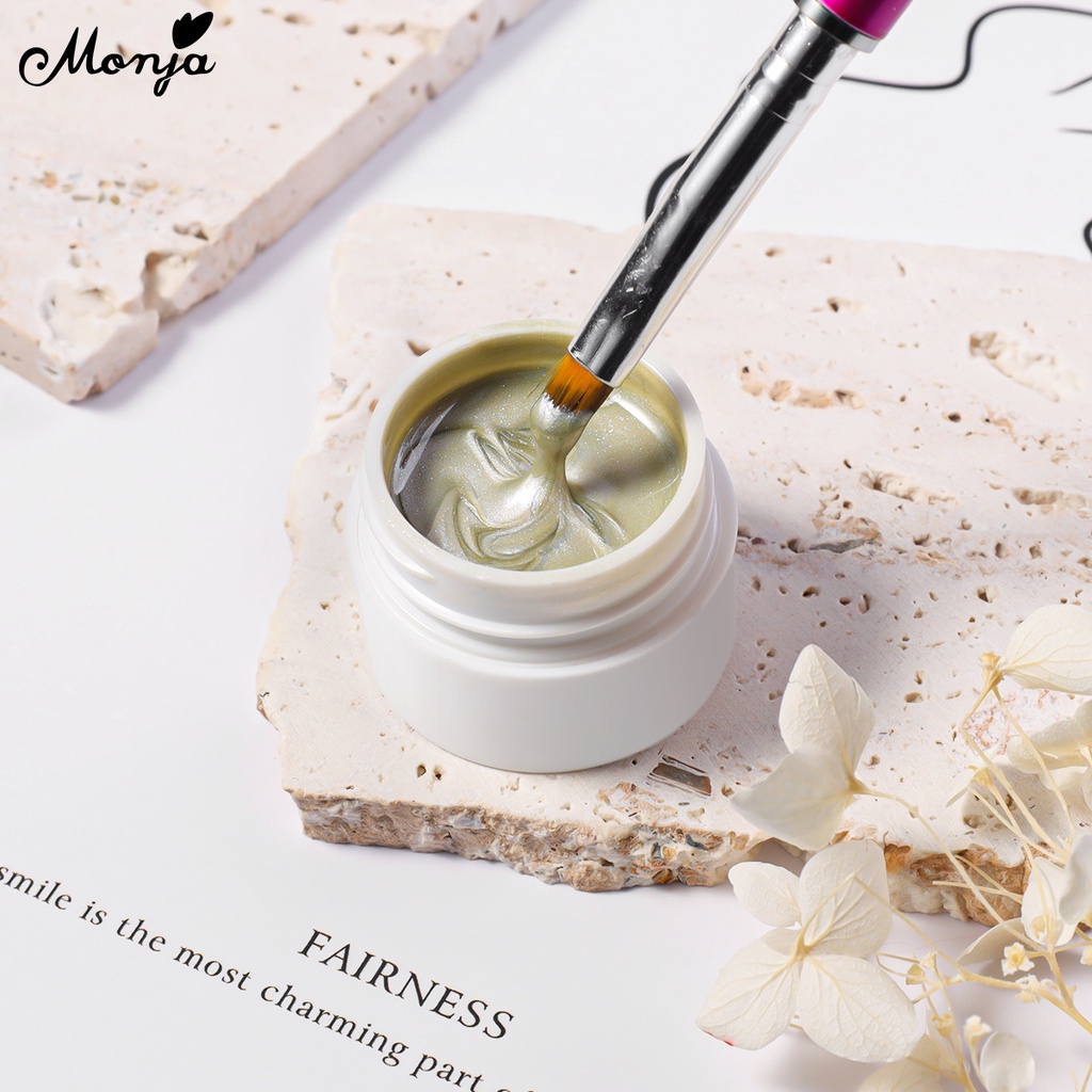 Monja 8ml Cat Magnetic Gel Nail Polish Pearl Shell Thread Pattern ...
