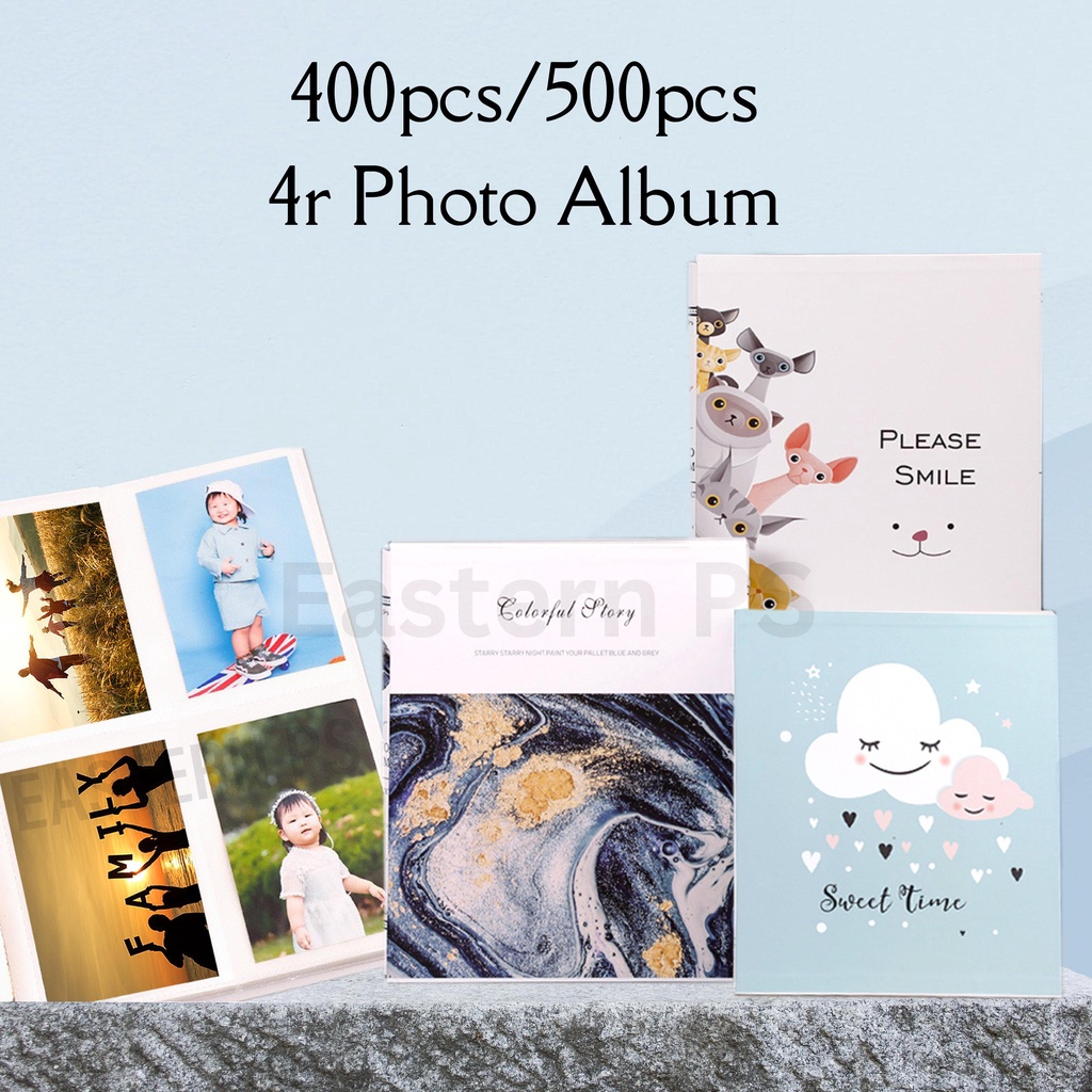 Album Gambar 4R Photo Album 400pcs 500pcs Pocket Album Gambar 4R 400 ...
