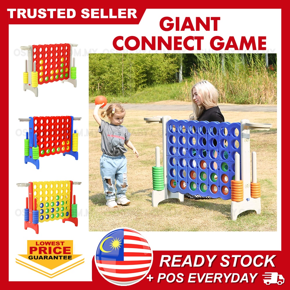 GIANT CONNECT GAME 4 in a row puzzles games | Shopee Malaysia