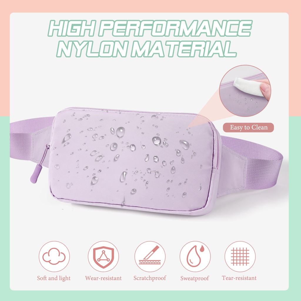 MoKo Fashion Running Waist Packs Fanny Packs for Women Men, Crossbody ...
