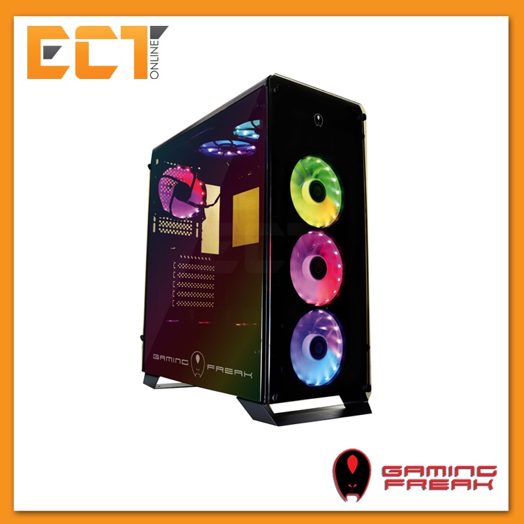 AVF Gaming Freak Aegis 850G Rainbow Tempered Glass ATX Gaming Casing ...