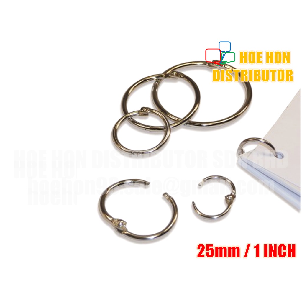 Book Card File Creative Binding Card Ring 25mm / 1 Inch Multipurpose ...