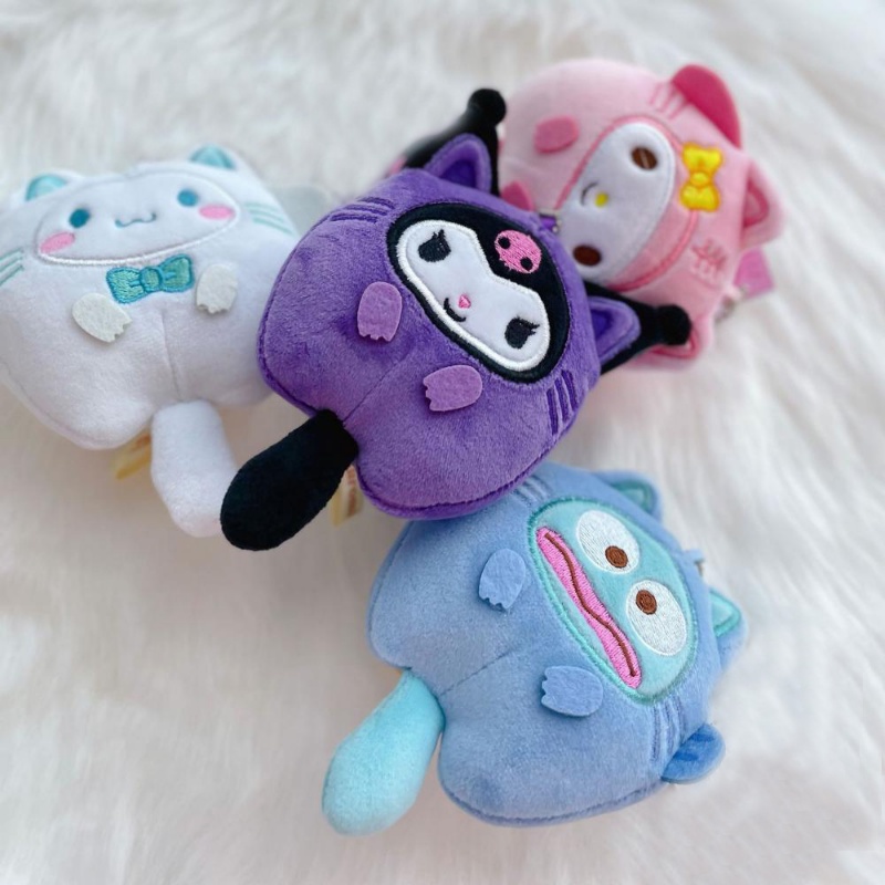 Hello Kitty Sanrio 15cm Keychain Kuromi Cinnamoroll Cross Dressing Cat