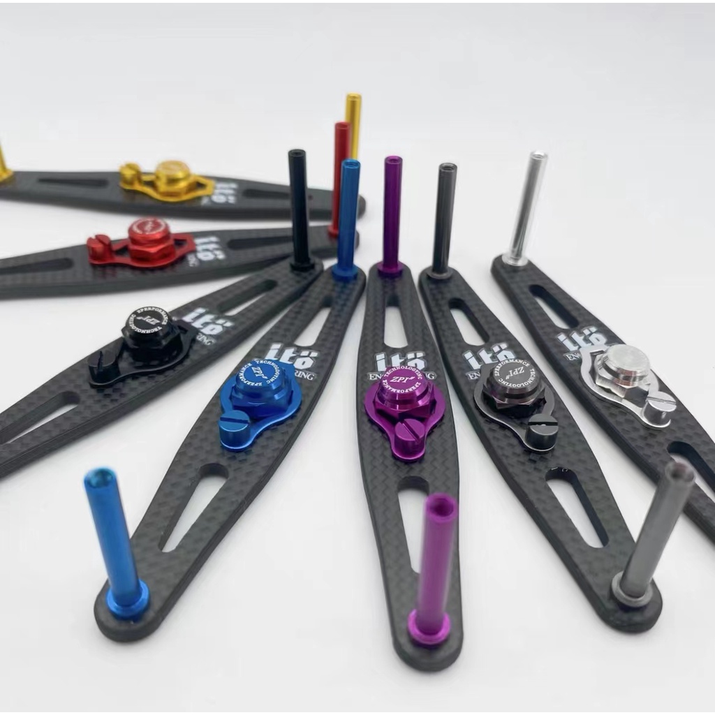 95mm/100mm For daiwa/abu Water Droplet Wheel Carbon Fiber Rocker Arm zpi Nut Fishing Gear ...