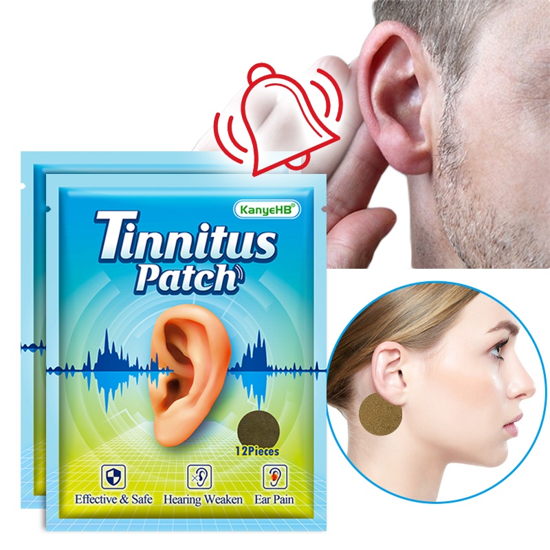 Herbal Tinnitus Treatments Patch Itchy Ear Pains Relief Plaster Protect ...