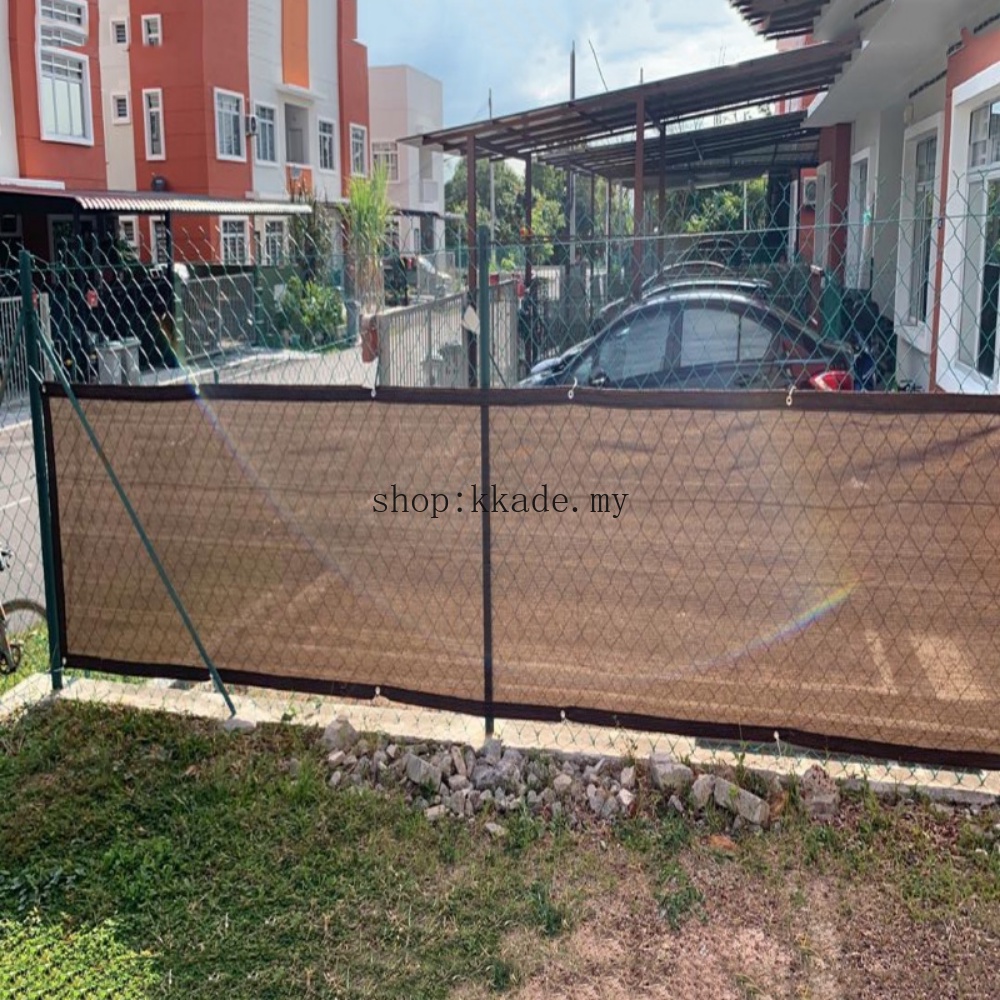 Brown Sunshade Net Balcony Privacy Fence Net Sunscreen Shading Net Sun ...
