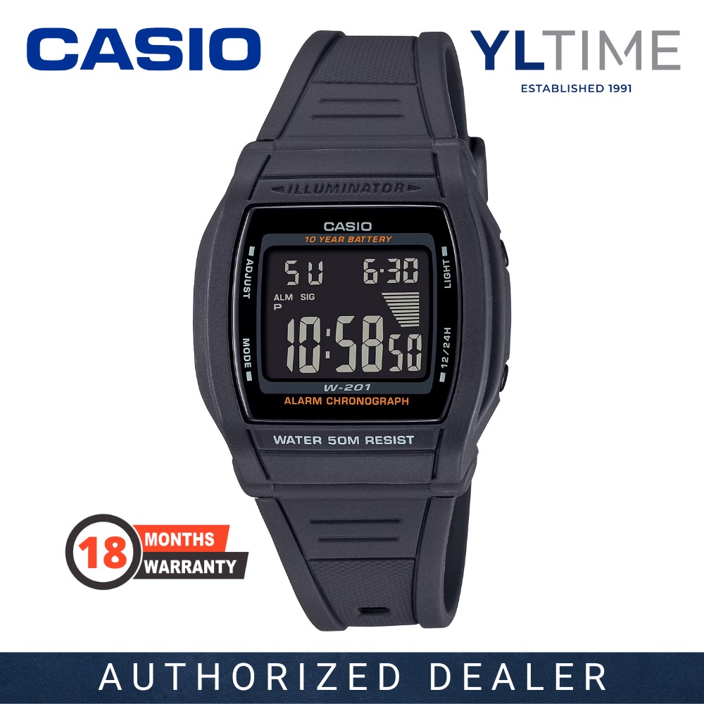 [MARCO Warranty] Casio Lady W-201-1BVDF Digital Quartz Watch (100% Original & New) | Shopee Malaysia