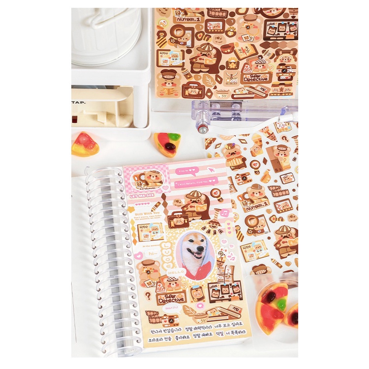 Infeel.Me Sticker Sheets for Notebook Journal Decoration 贴纸 丛林法则系列可爱卡通萌 ...