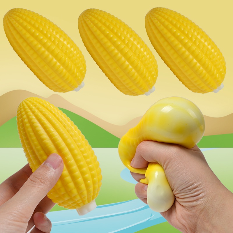 Squishy Sensory Stress Balls for Adults Giant Dragon Corn Fruit Squeeze ...