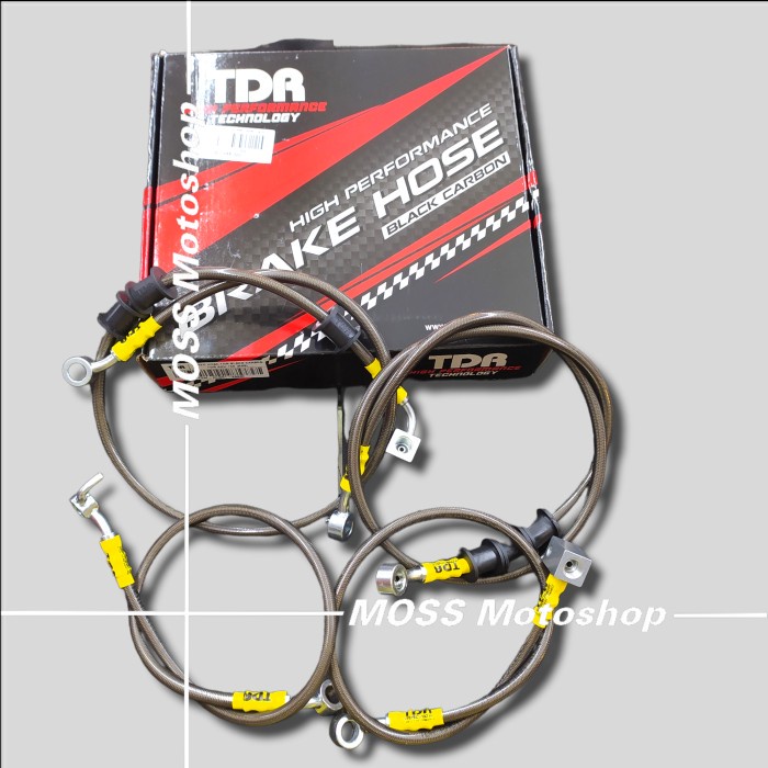 Tdr Brake Hose SET HONDA ADV 150 ABS BLACK CARBON ORIGINAL | Shopee ...