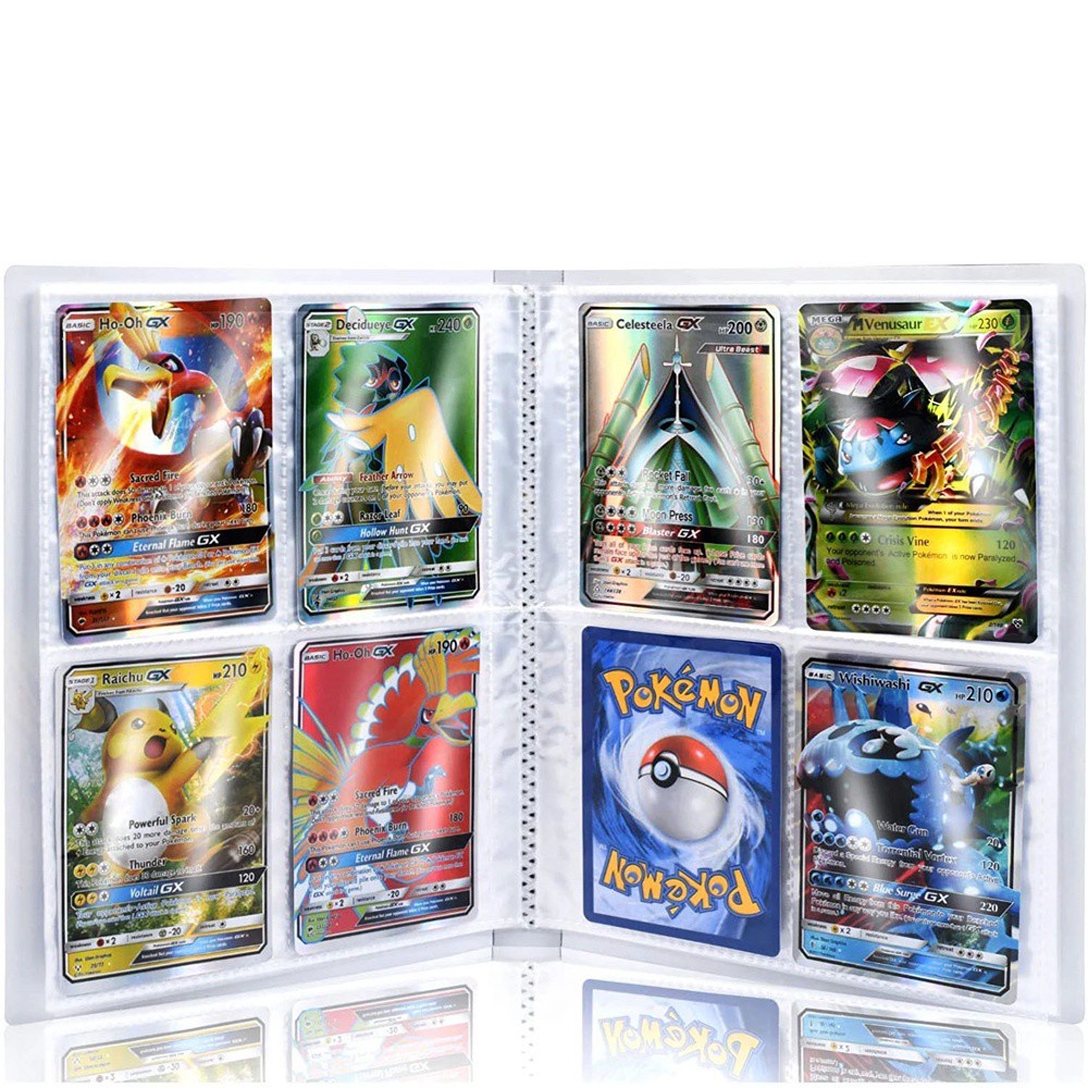 USNOW Pokemons Toys Game Cards Album Cartoon Cards Album Book Pokemon ...