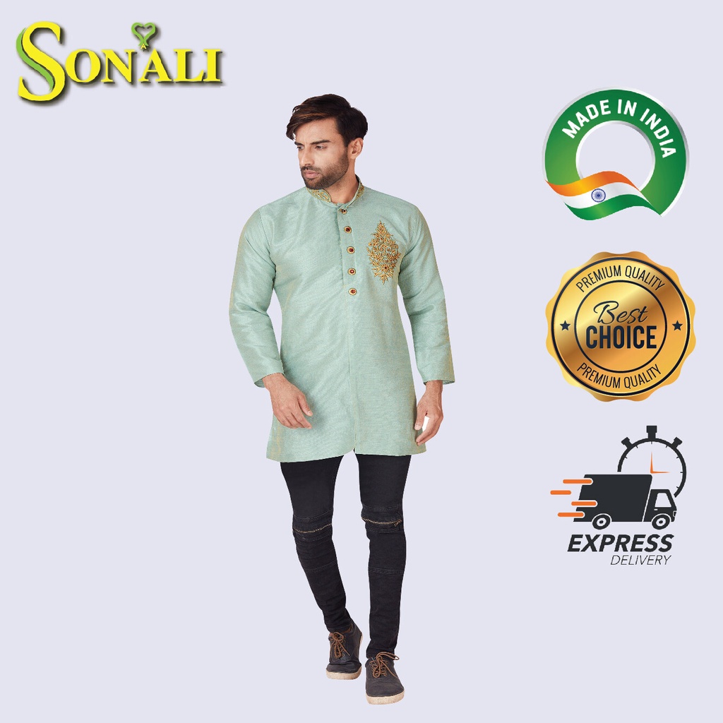 Sonali Men's Jippa Modern Casual Indian Traditional (Top) Indian Jippa ...