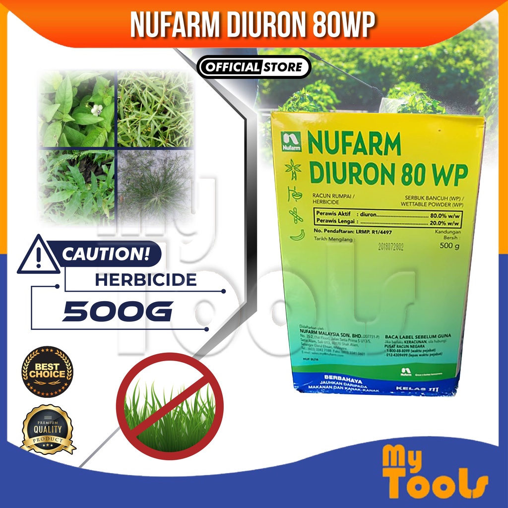 Mytools Nufarm Diuron 80WP 500g Racun Rumput / Rumpai Herbicide ...