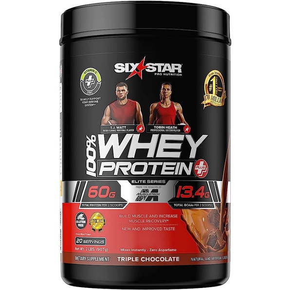 SIXSTAR, Six Star Pro Nutrition, 100% Whey Protein Plus, Elite Series ...