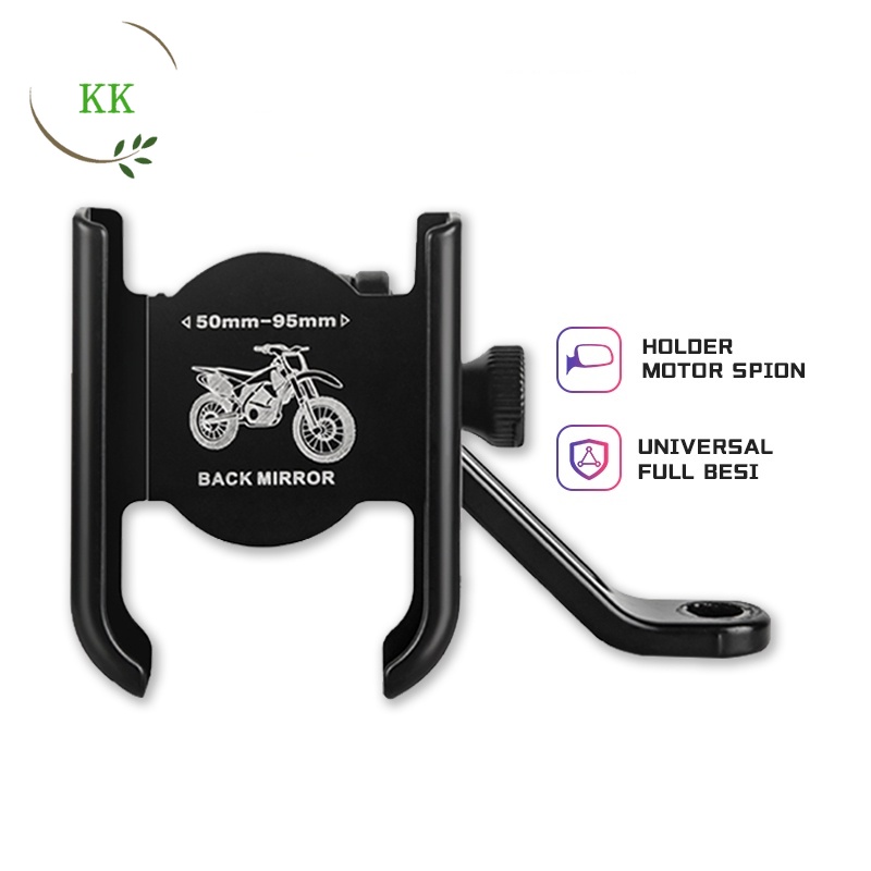 Kk Motorcycle Mirror Mount Metal Universal Mirror Mount 03-H2 Iron ...