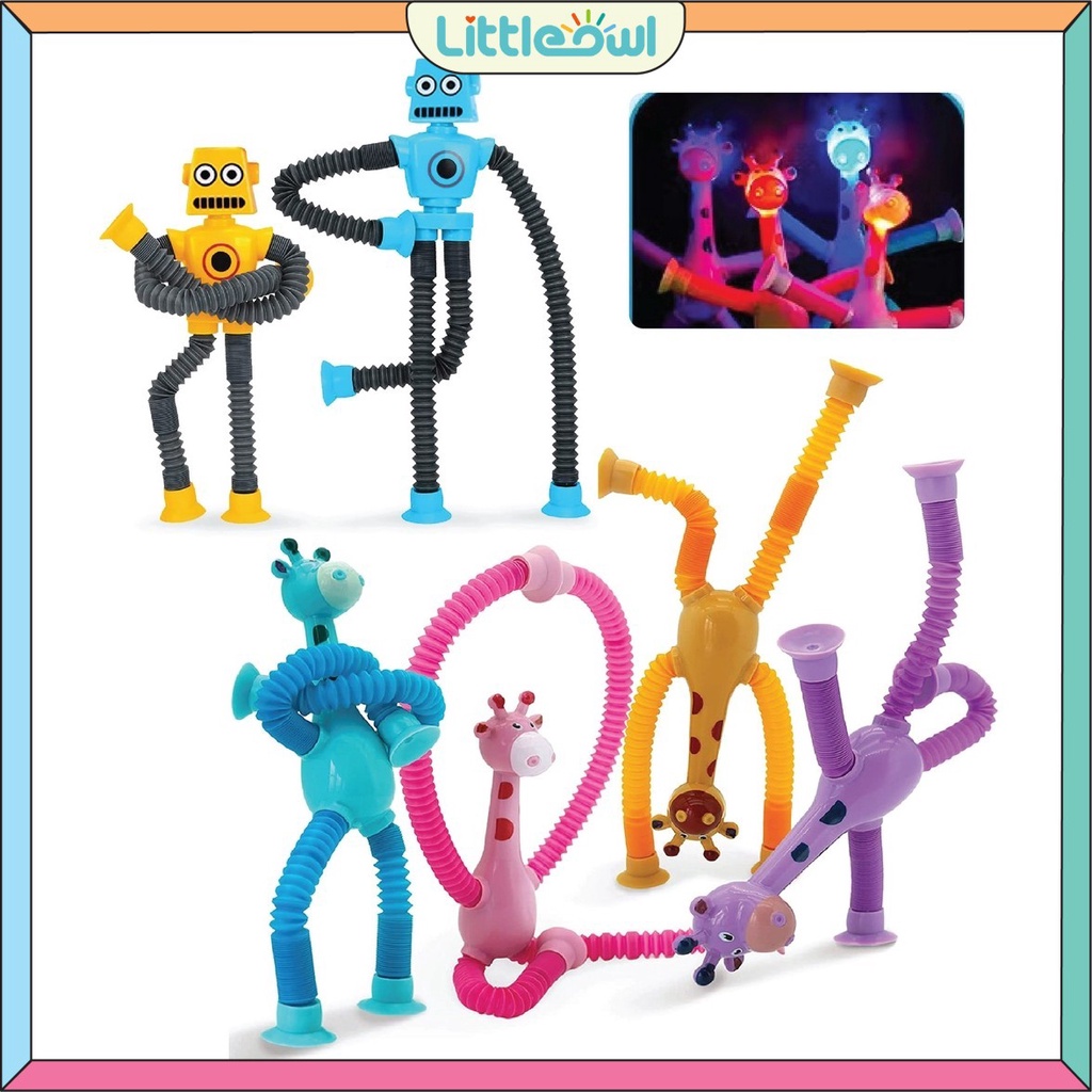 Robot Giraffe Pop Tubes Suction Cup Toys Stress Relief | Shopee Malaysia