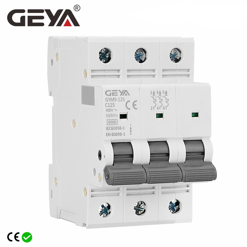 GEYA GYM9-125 AC MCB Miniauture Circuit Breaker 3Pole MCB 80A 100A 125A ...
