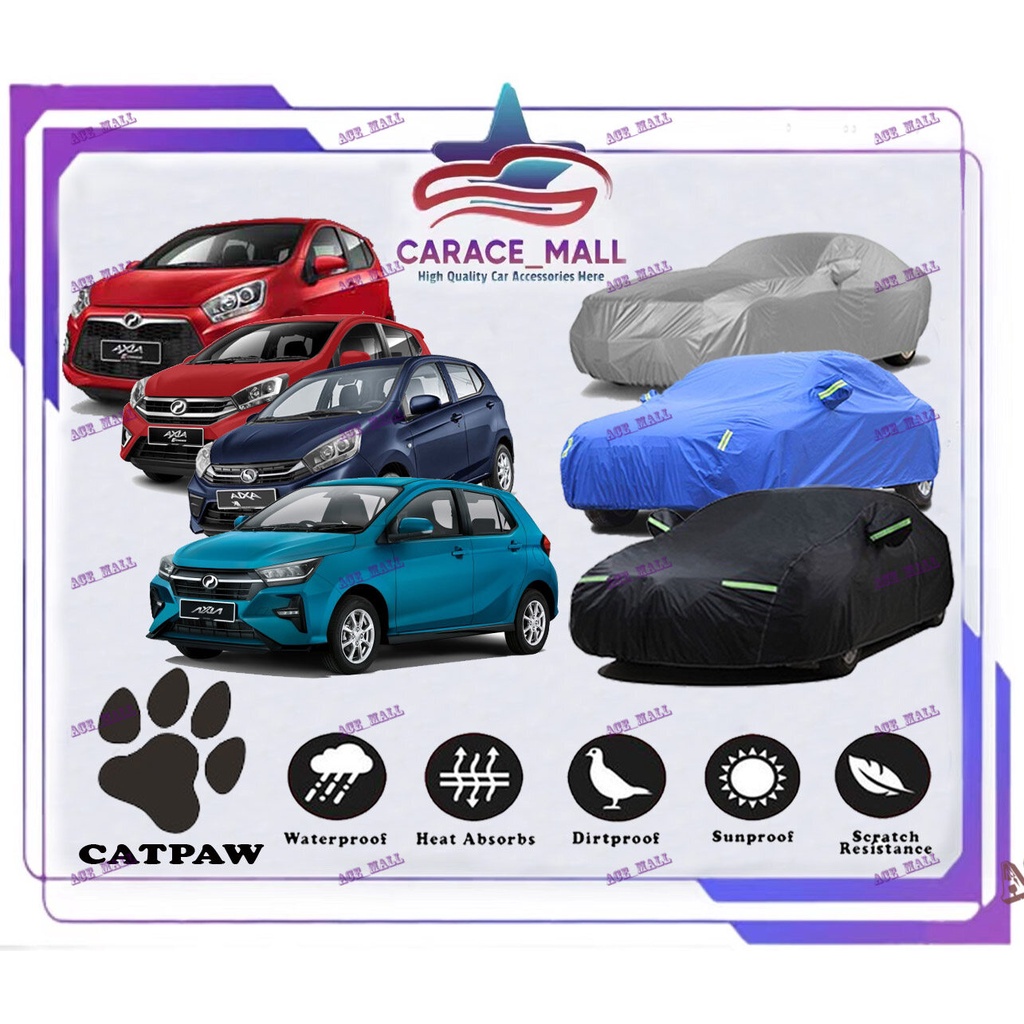 Perodua Axia Old & New YAMA COVER Sunproof Dustproof Water Resistant ...