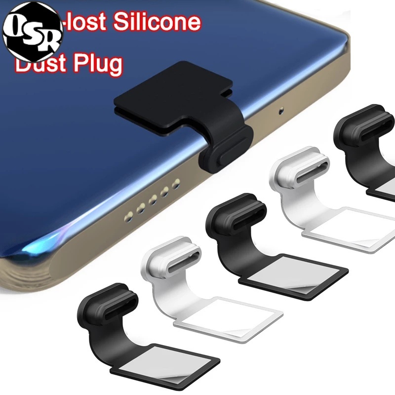 OSR Silicone Dust Loss Proof Phone Plug /Type C Charging Port Micro USB ...