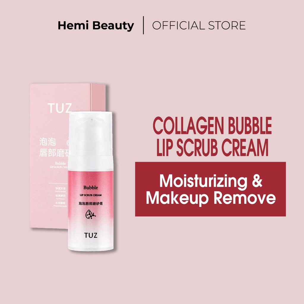 TUZ Collagen Bubble Lip Scrub Cream 10g | Shopee Malaysia