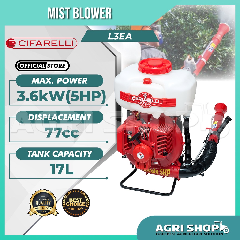 Agrishop CIFARELLI Mist Blower Sprayer L3EA 17L Tank Pump Racun ...