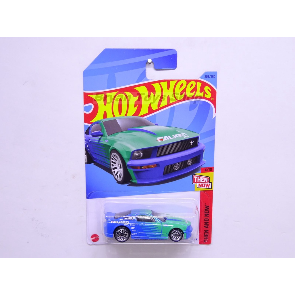 HIJAU Hot Wheels 07 Ford Mustang Falken Green Blue | Shopee Malaysia