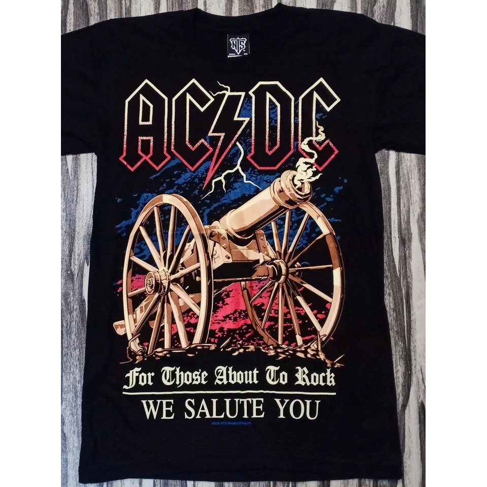 NTS281 ACDC HARD ROCK N ROLL BAND WE SALUTE YOU GUNNERS ALBUM COVER ...
