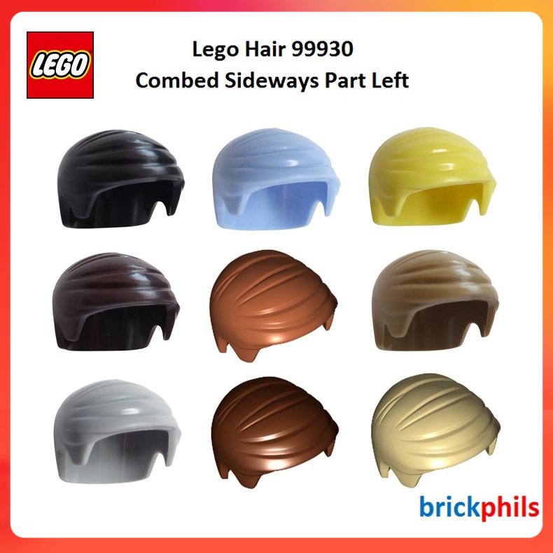 Lego Hair 99930 - Combed Sideways Part Left | Shopee Malaysia