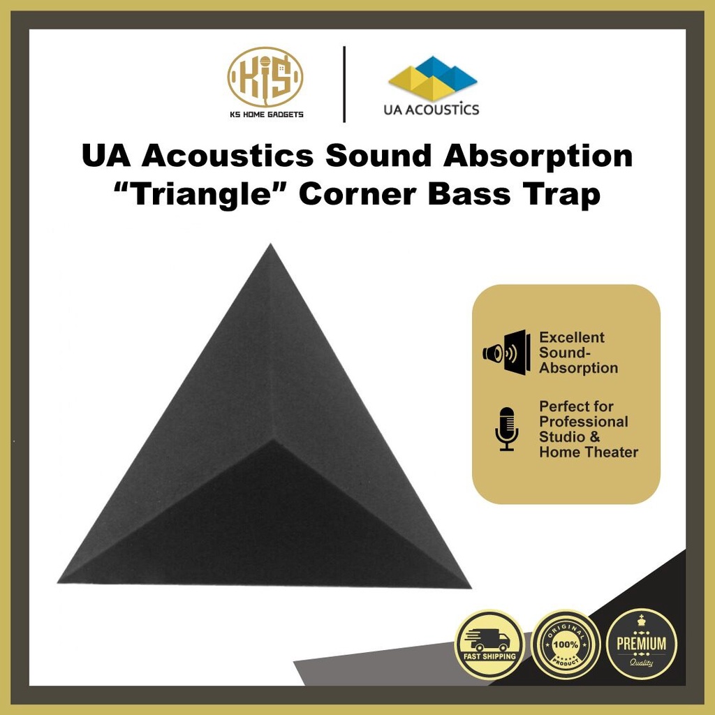 UA Acoustics Triangle Corner BassTrap 1 Box (2pcs) | Shopee Malaysia