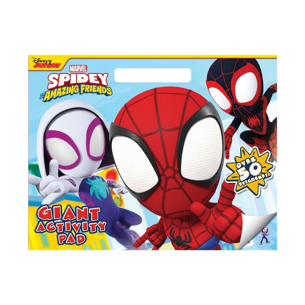 Marvel Spiderman Giant Activity & Colouring Pad For Kids To Color Giant ...