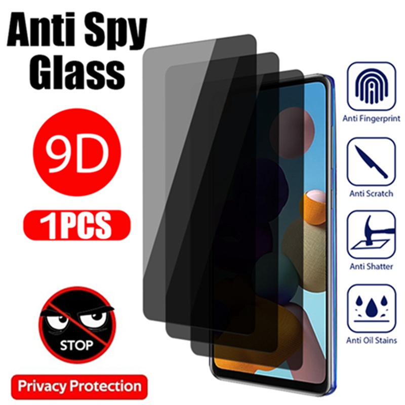9D Anti-Spy Privacy Anti-voyeur Tempered Glass Compatible For iPhone 14 Plus 13 12 11 Pro Max ...