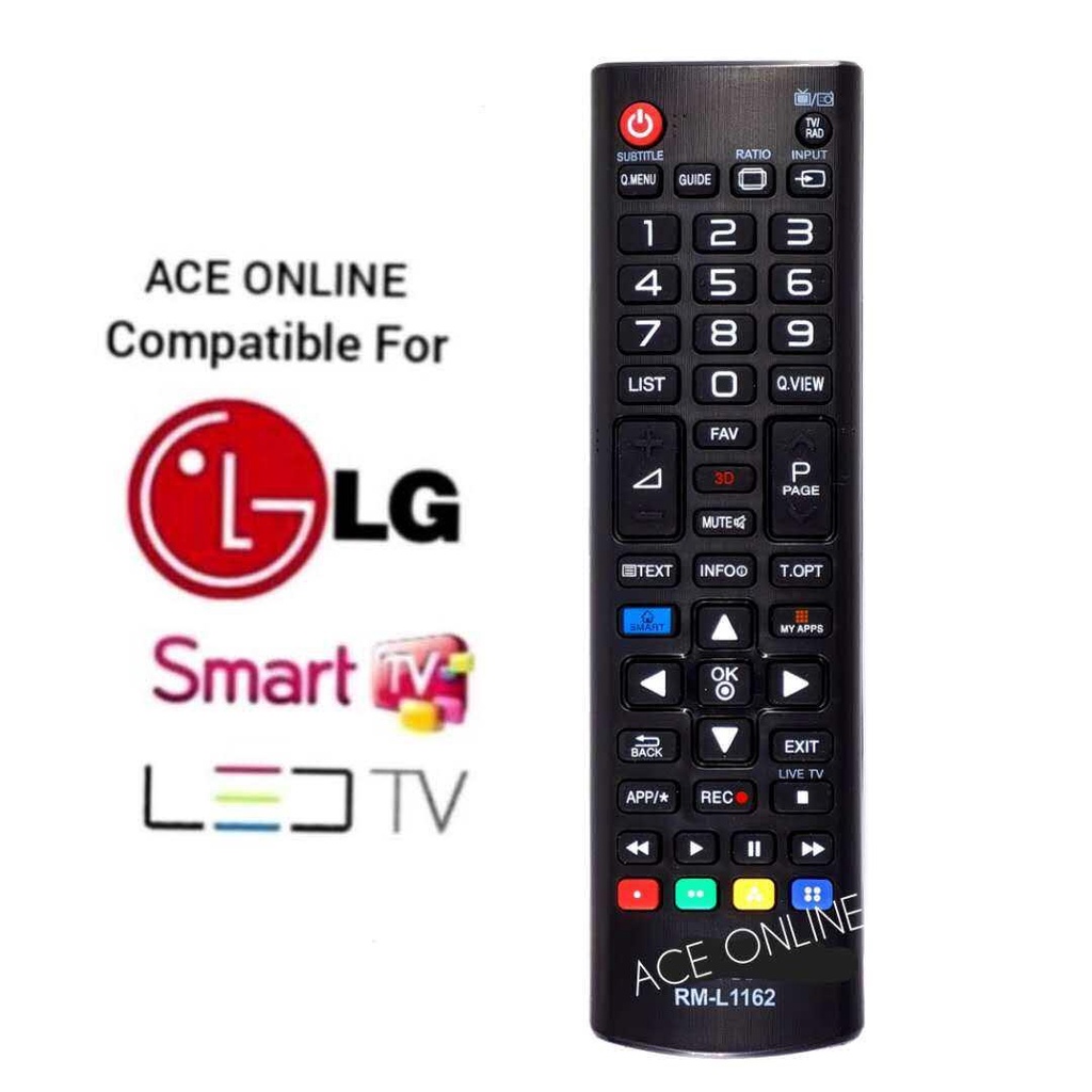 Sharp TV/LED/LCD TV Remote Control Multi Models Compatible RM-L1046 (Free Battery ) | Shopee ...