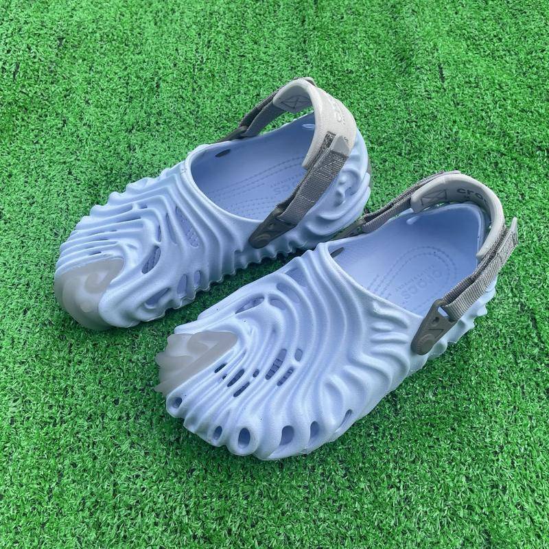 【JsS】Cross Fingerprint Co Branded Men's and Women's Hole Shoes Sandals ...