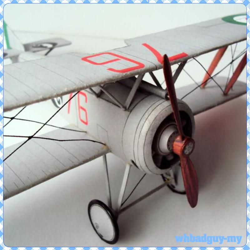 [WhbadguyMY] Biplane Fighter DIY Assemble Toys, 3D Fighter Paper Model ...