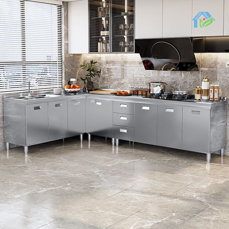 304 Stainless Steel Cabinet/Extra Thick Stove Cabinet/Kitchen Storage ...