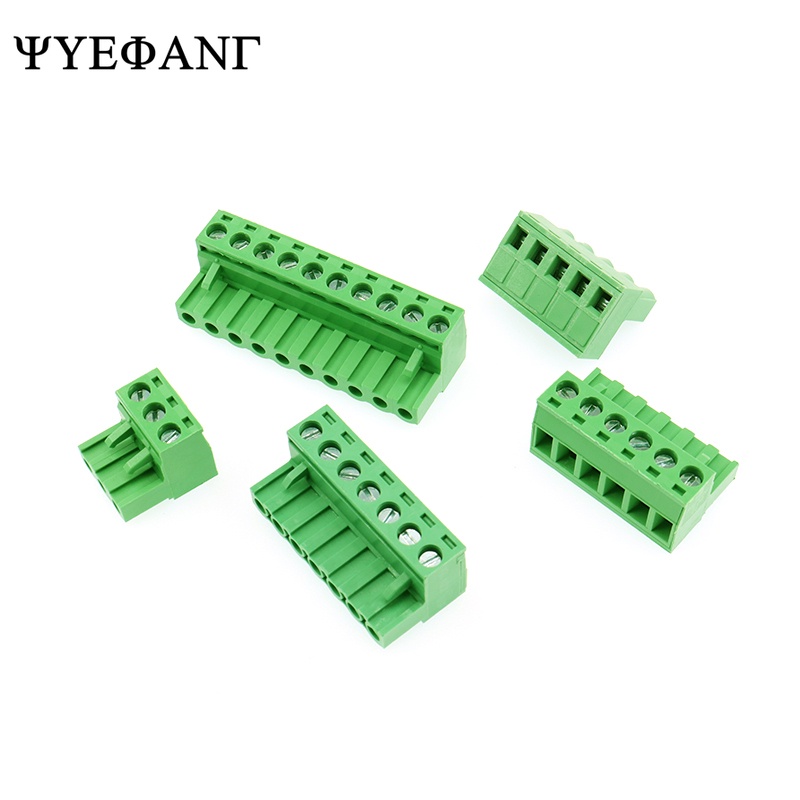 5PCS/Lot 2P 3P 4P 5P 6P 7P 8P 9P 10P 5.08mm Pitch Connector KF2EDGK Pluggable Screw Through Hole ...