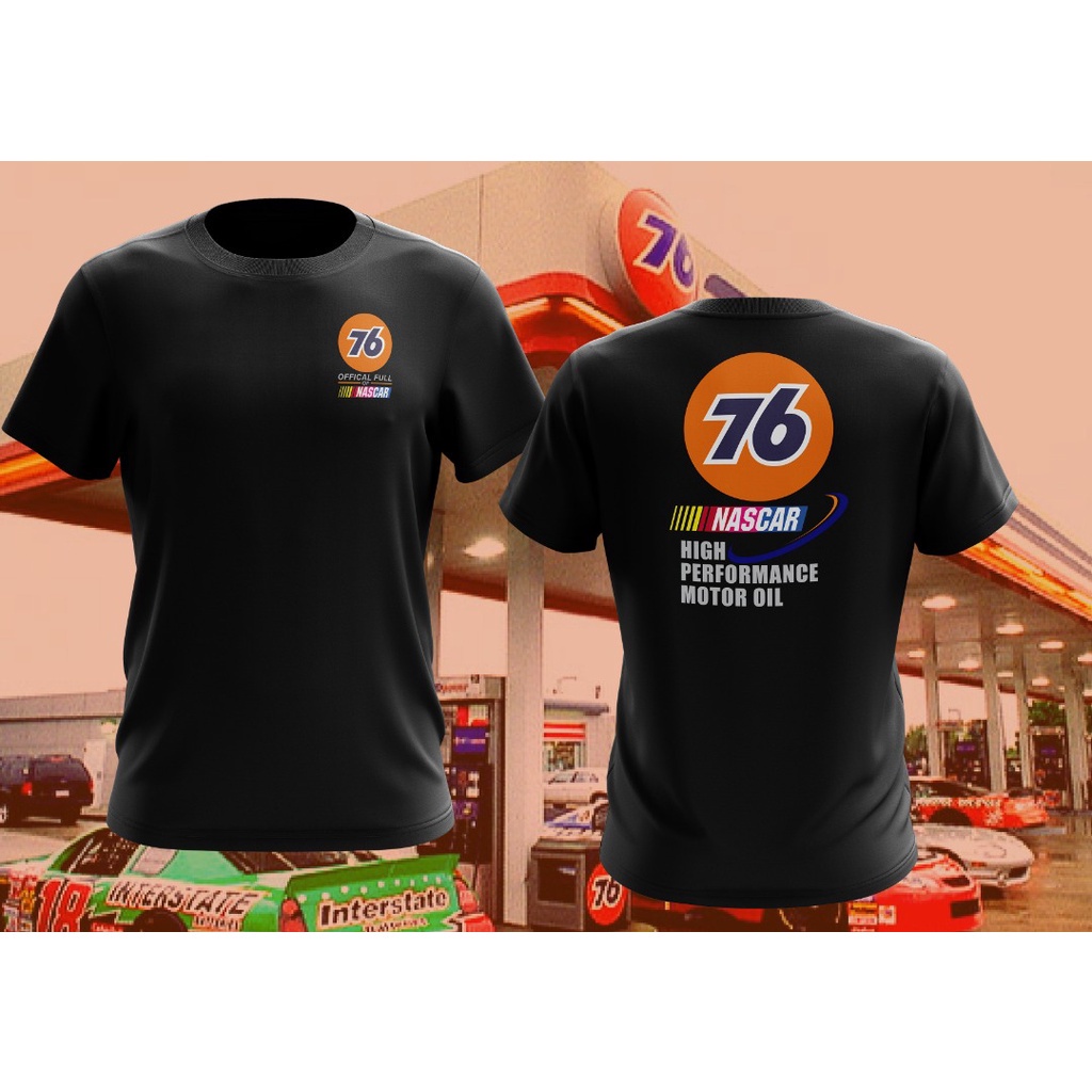 76 lubricants motor oil racing t shirt | Shopee Malaysia