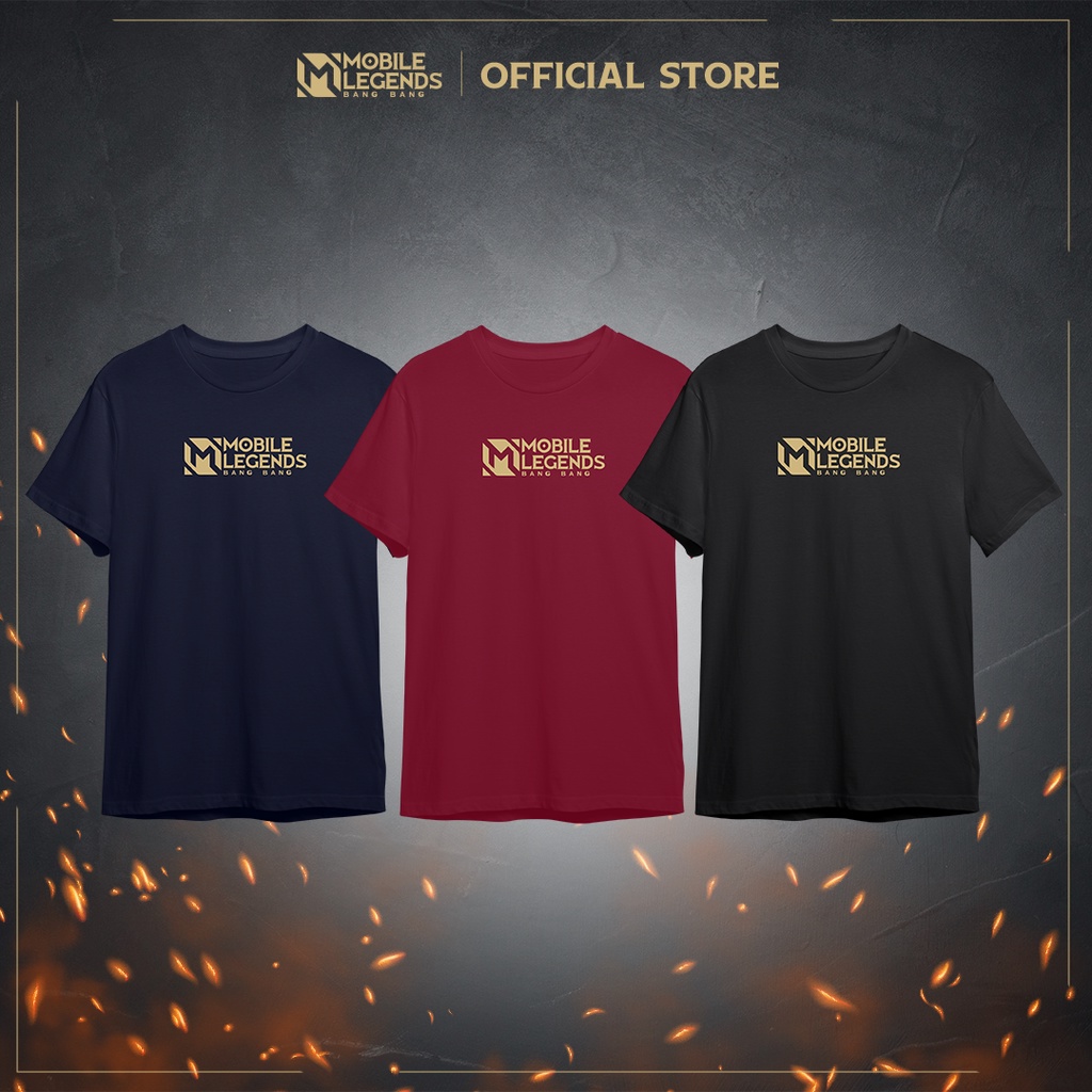🔥MLBB Official🔥 Baju Logo Microfiber T-shirt Unisex Men Women ML ...