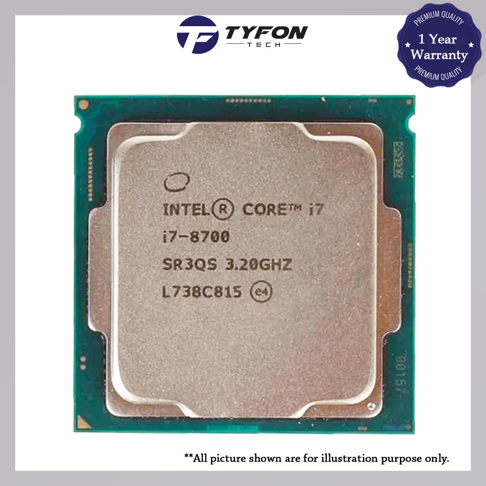 Intel Core i7-8700 Desktop Processor (12M Cache, up to 3.20 GHz ...