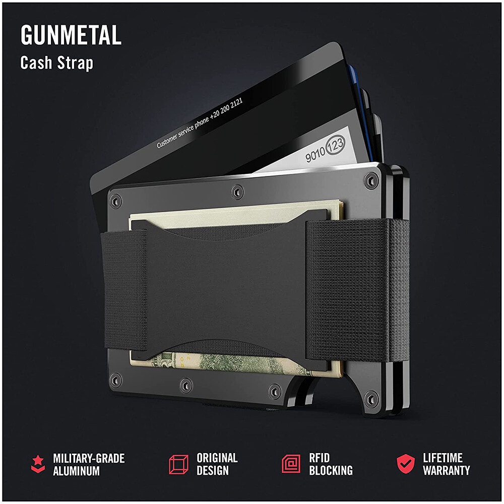 Minimalist Slim Wallet For Men RFID Blocking Front Pocket Credit Card ...
