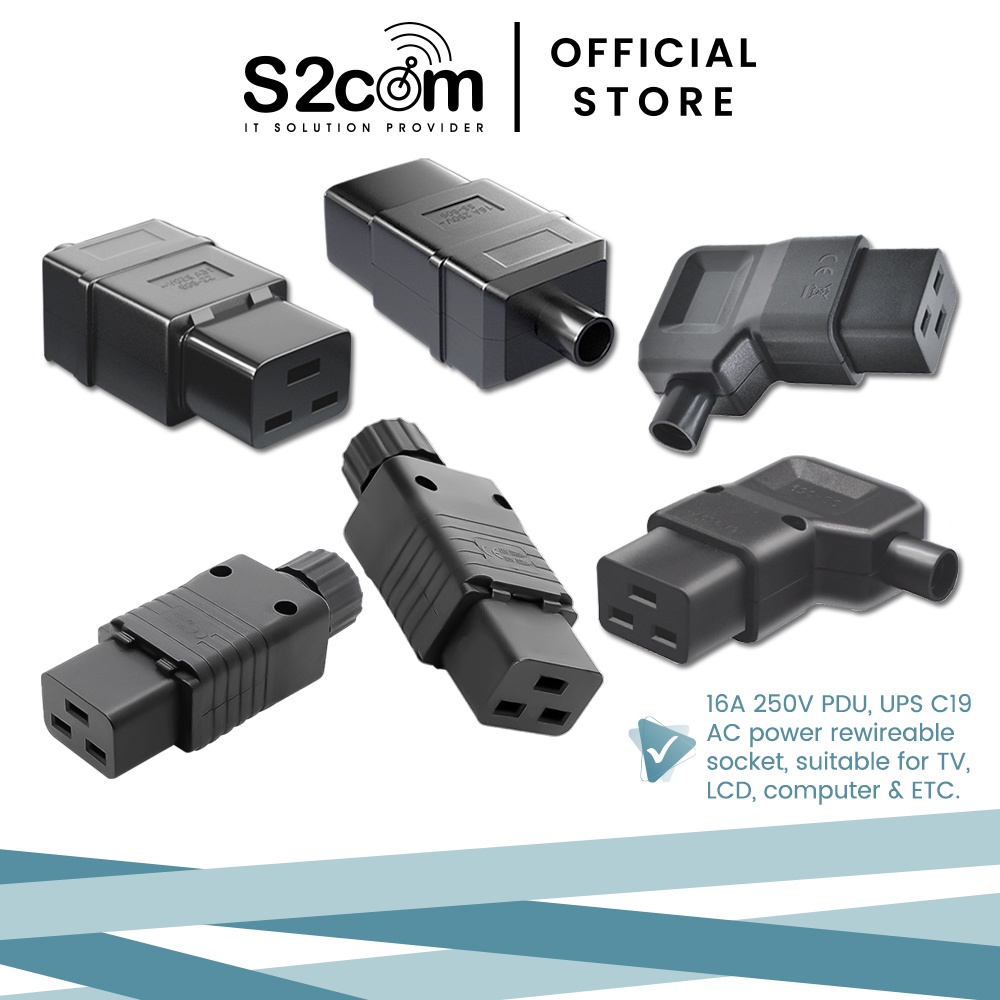 IEC320 C19 Rewireable Socket Connector | Shopee Malaysia