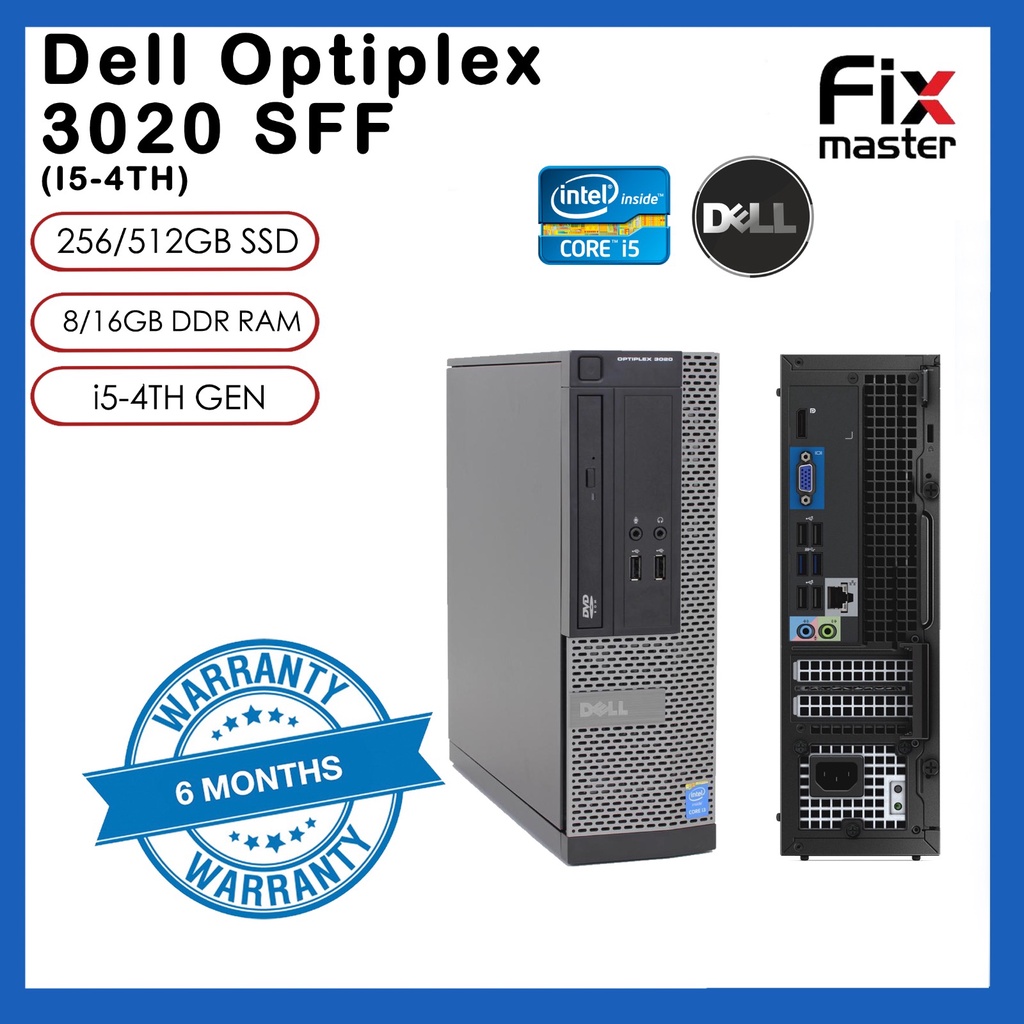 DELL OPTIPLEX 3020 - INTEL CORE IX-4TH (REFURBISHED) | Shopee Malaysia