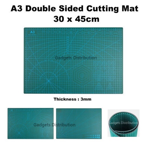 Double Sided CM & Inch A3 Interlayer PVC Cutting Mat A3 Double Sided ...