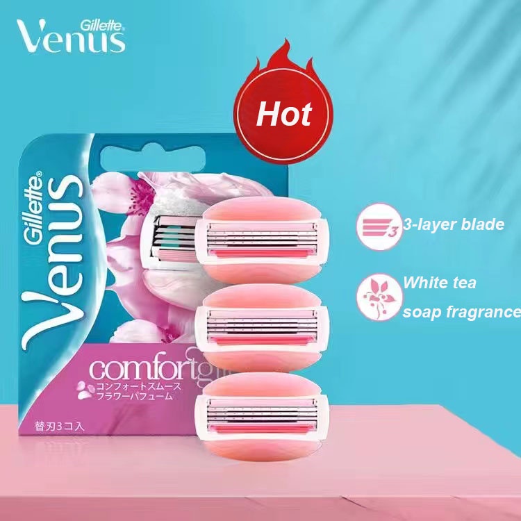 Gillette Venus Razor Blade 3 Layer Shaving Razor Blade Heads ...