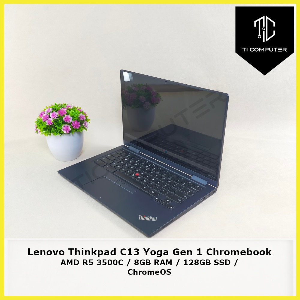 Lenovo Thinkpad C13 Yoga 13.3 Inch Gen 1 Chromebook 2 in 1 AMD R5 3500C ...
