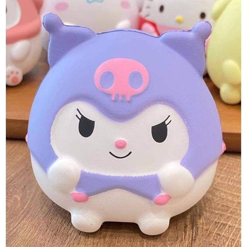 Squishy Kawaii Cartoon Melody Kuromi Stress Squishy Toys Squeeze Stress ...
