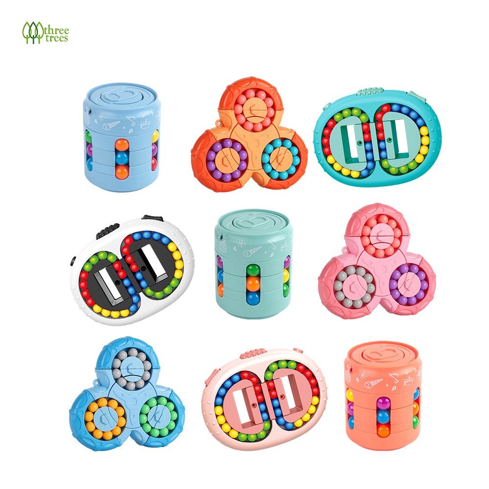 Magic Rotating Cube Creative Rotating Finger Cube Fidget Puzzle Toy ...