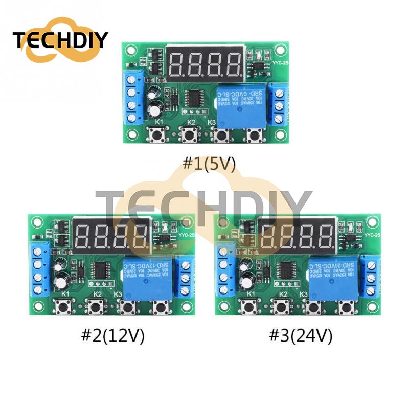YYC-2S LED Display Adjustable Timer Relay Automation Control Switch Module 5V 12V 24V | Shopee ...