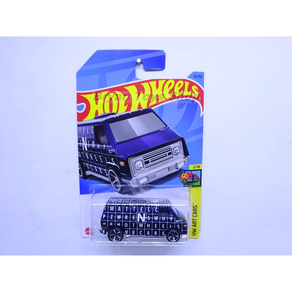Hot Wheels 70s Van Blue Tampo N | Shopee Malaysia